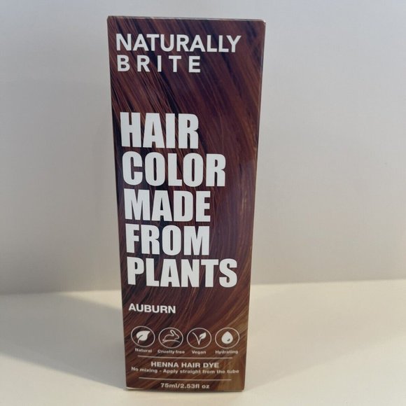 Naturally Brite | Hair | Naturally Brite No Mixing Henna Hair Dye Made ...